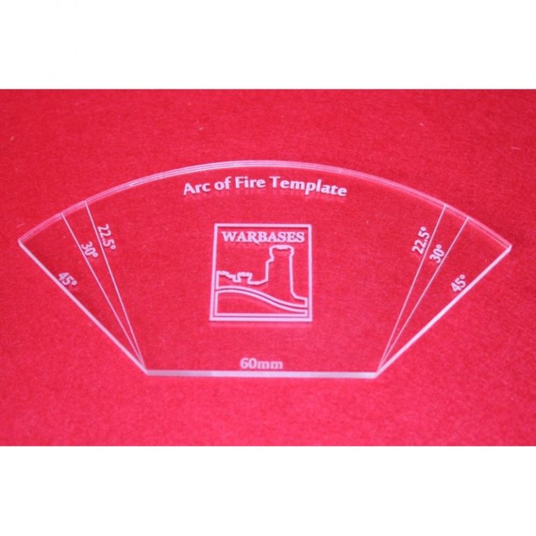 Arc of Fire Templates (Acrylic)