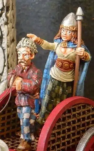 Celtic British Queen Boudicca Chariot Crew