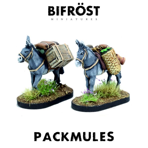 Pair of Pack Mules